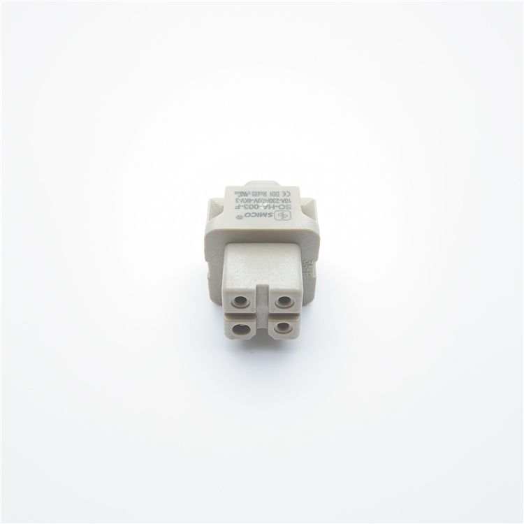 4pin 10A HA-003-F Female rectangular HTS heavy duty connector ...