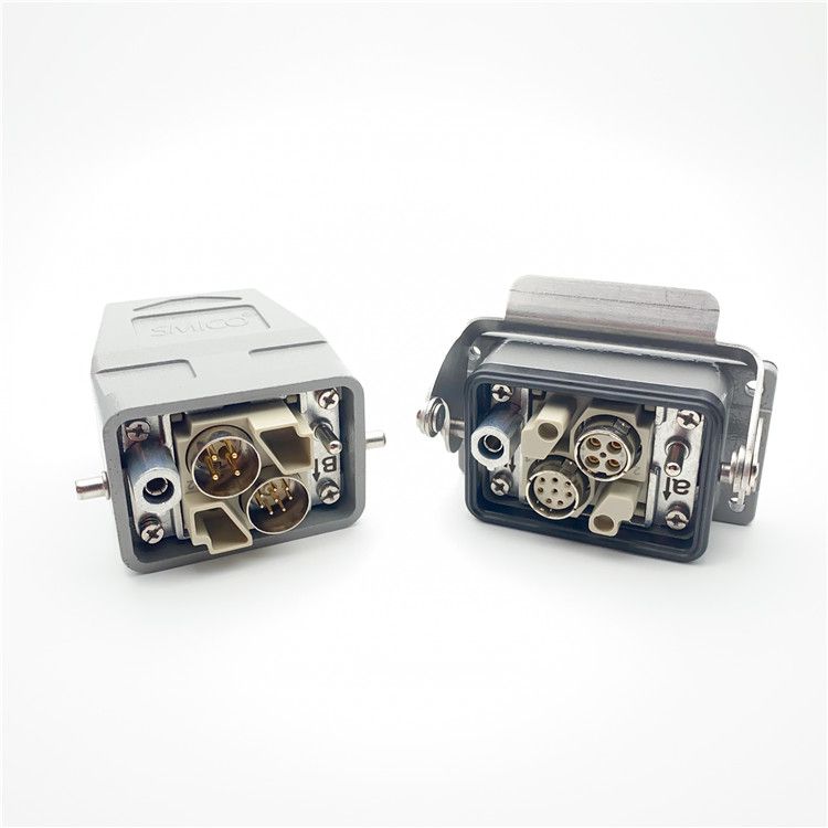 HDC CM BUS MV2 2PIN Modular shielding heavy duty connector H2M-002 ...