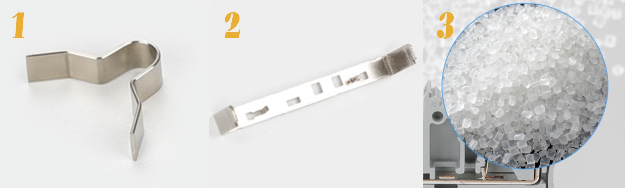 Push in spring terminal TP4-2-GY - Heavy duty connector