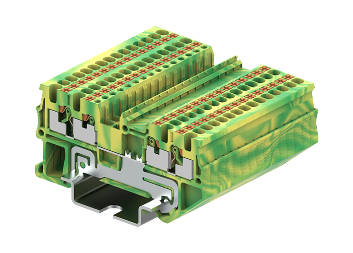 PT1.5-4-PE push in spring guide rail terminal - China Smico Electrical