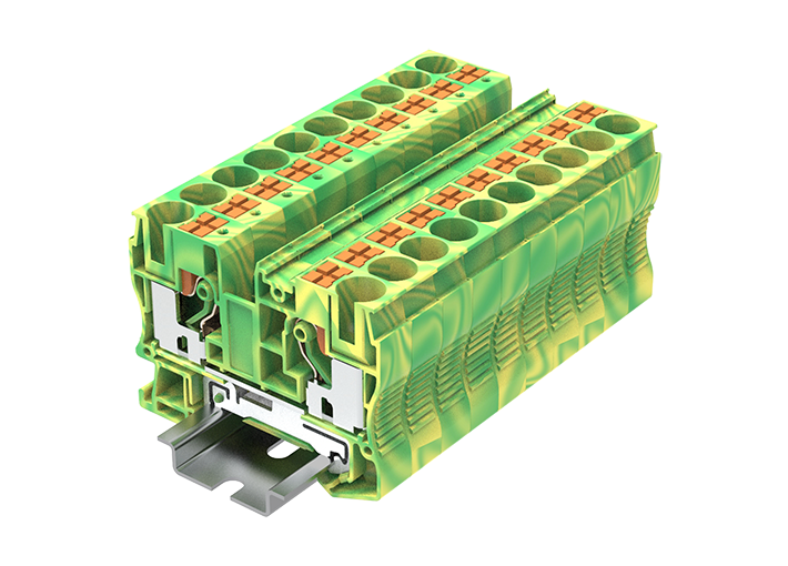 PT10-2-PE push in spring guide rail terminal - China Smico Electrical