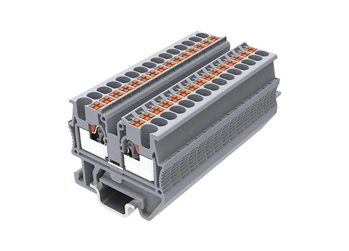 Push-In DIN Rail Terminal Blocks | Push-Fit Connectors - Smico Electrical