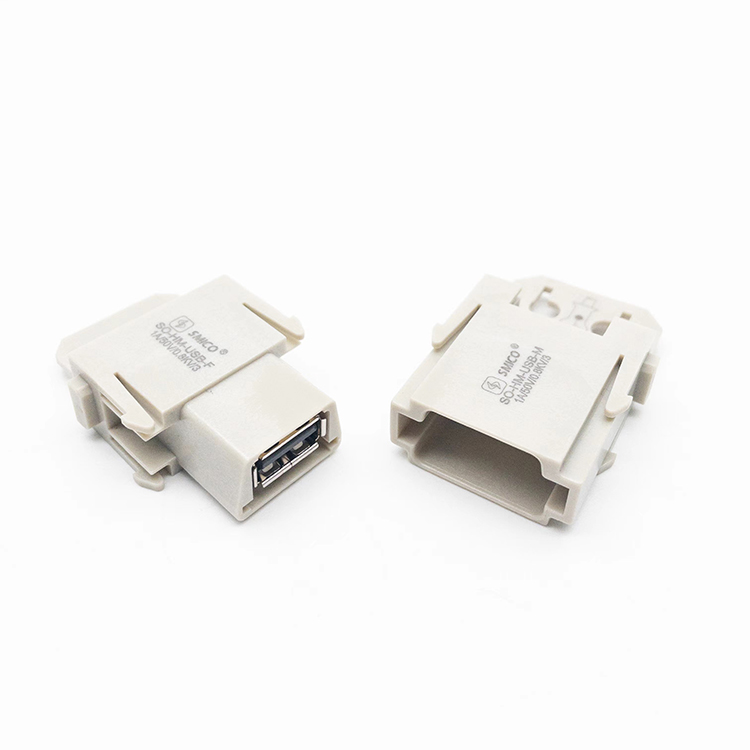 Heavy Duty Connector HM-USB-F Module male Gender Changer 09140014701 ...